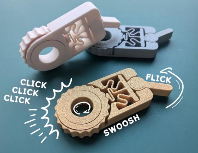 Fidget Toggle Switch Click Swoosh Fidget Toy - Etsy