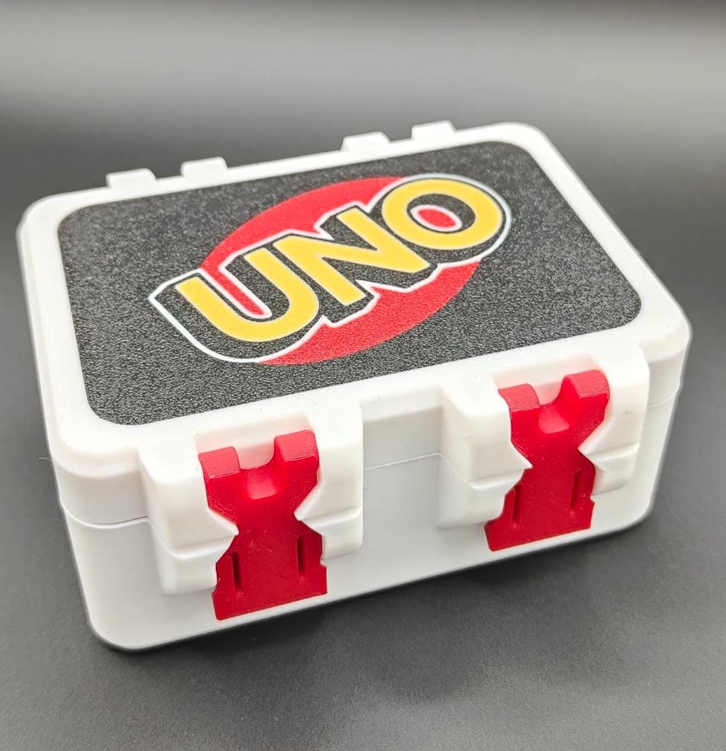 3D Printed Uno Card Box - Etsy