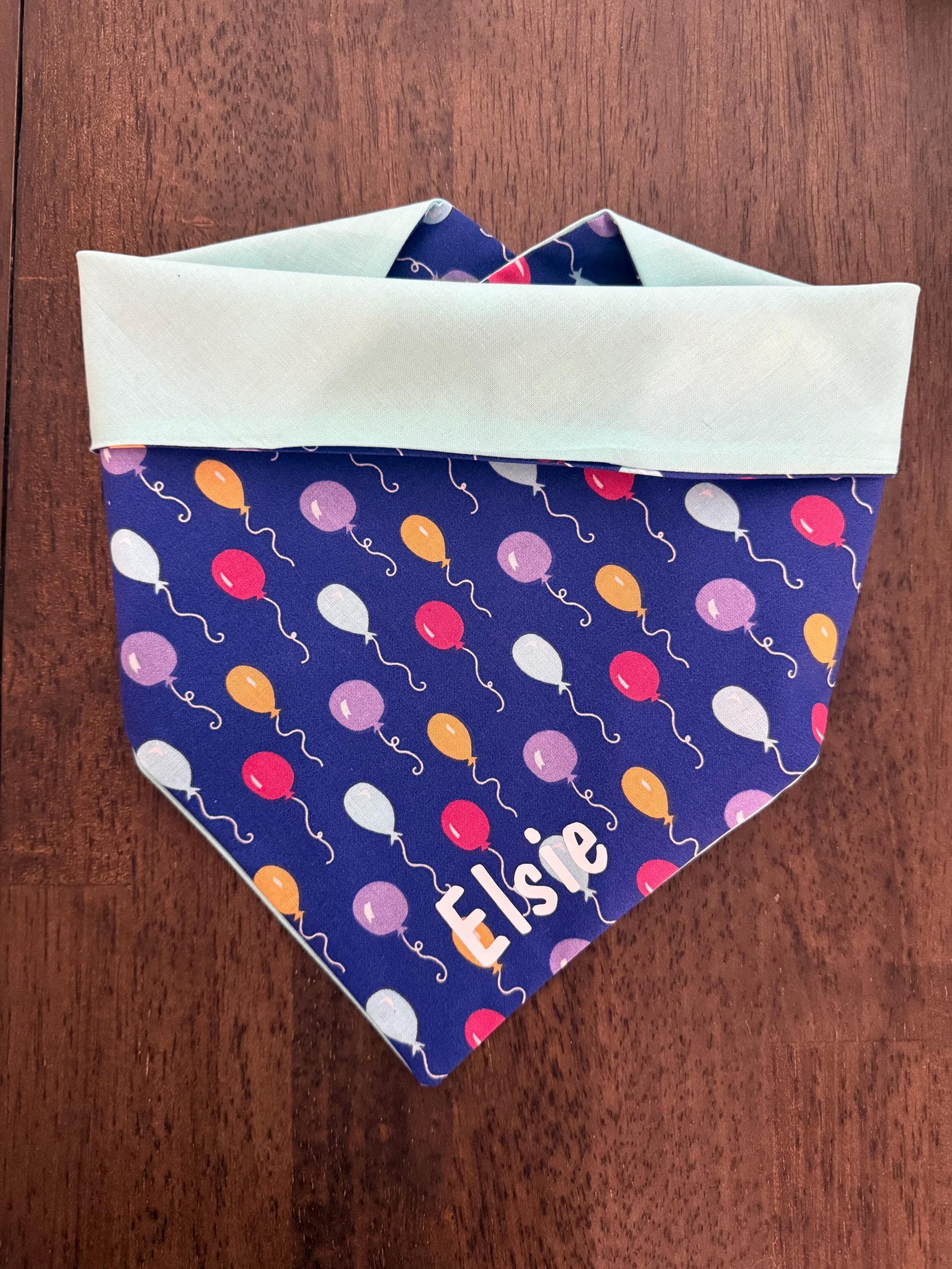 Personalized Birthday Dog Bandana: Reversible Snap-on Barkday Outfit - Etsy