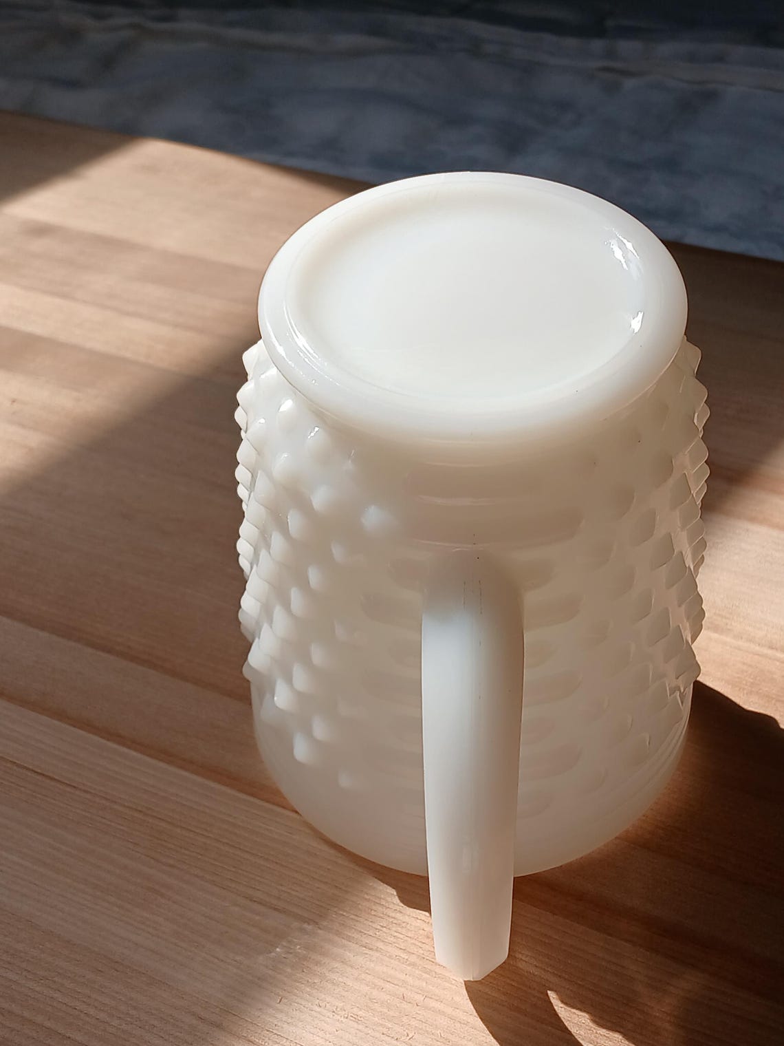 Vintage Fire King Hobnail Milk Glass Pitcher: 1960s Barware - Etsy