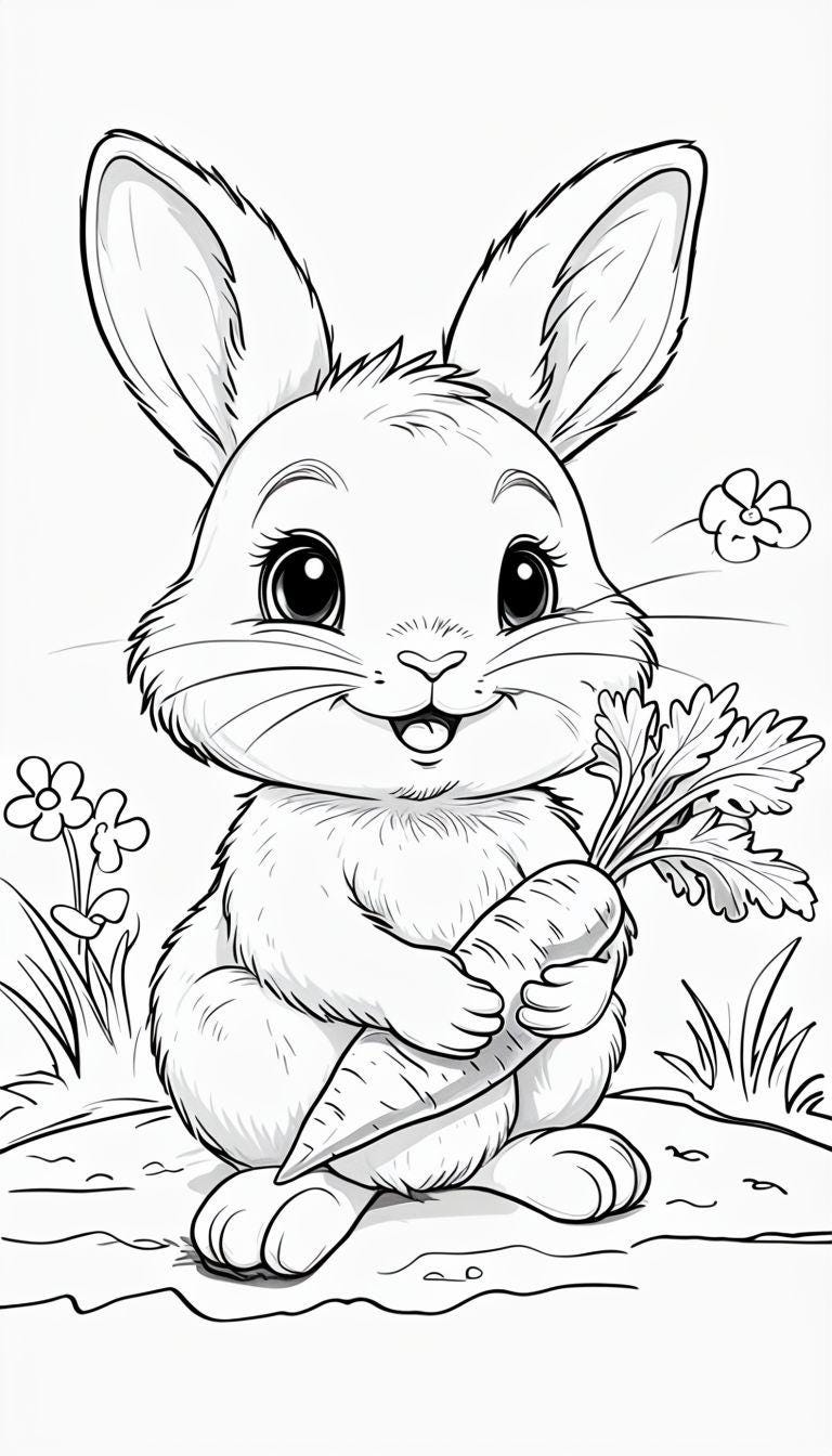 Easter Coloring Book for Kids Ages 4-8 | Fun Printable Activity Pages ...