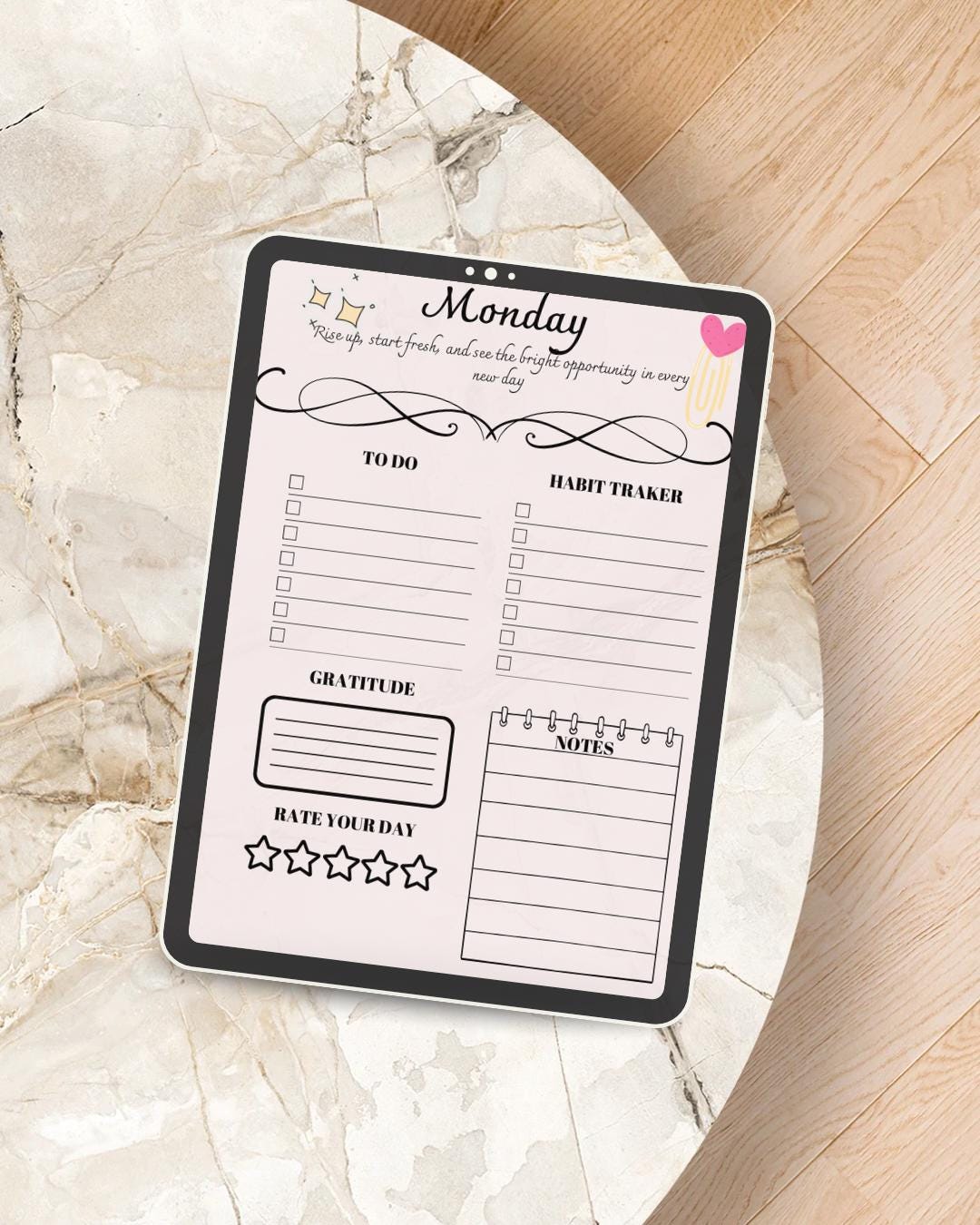 Minimalist 2025 Digital Planner for iPad | Hyperlinked PDF ...