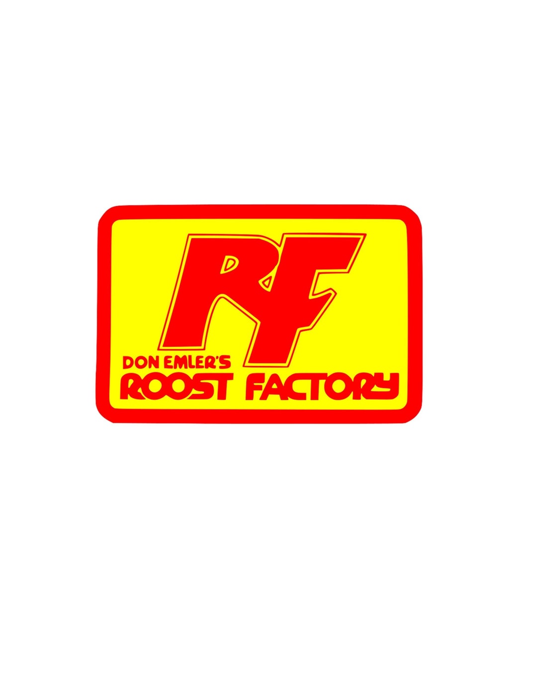 Roost Factory Reproduction Decal or T-shirt, Old School Vintage ...