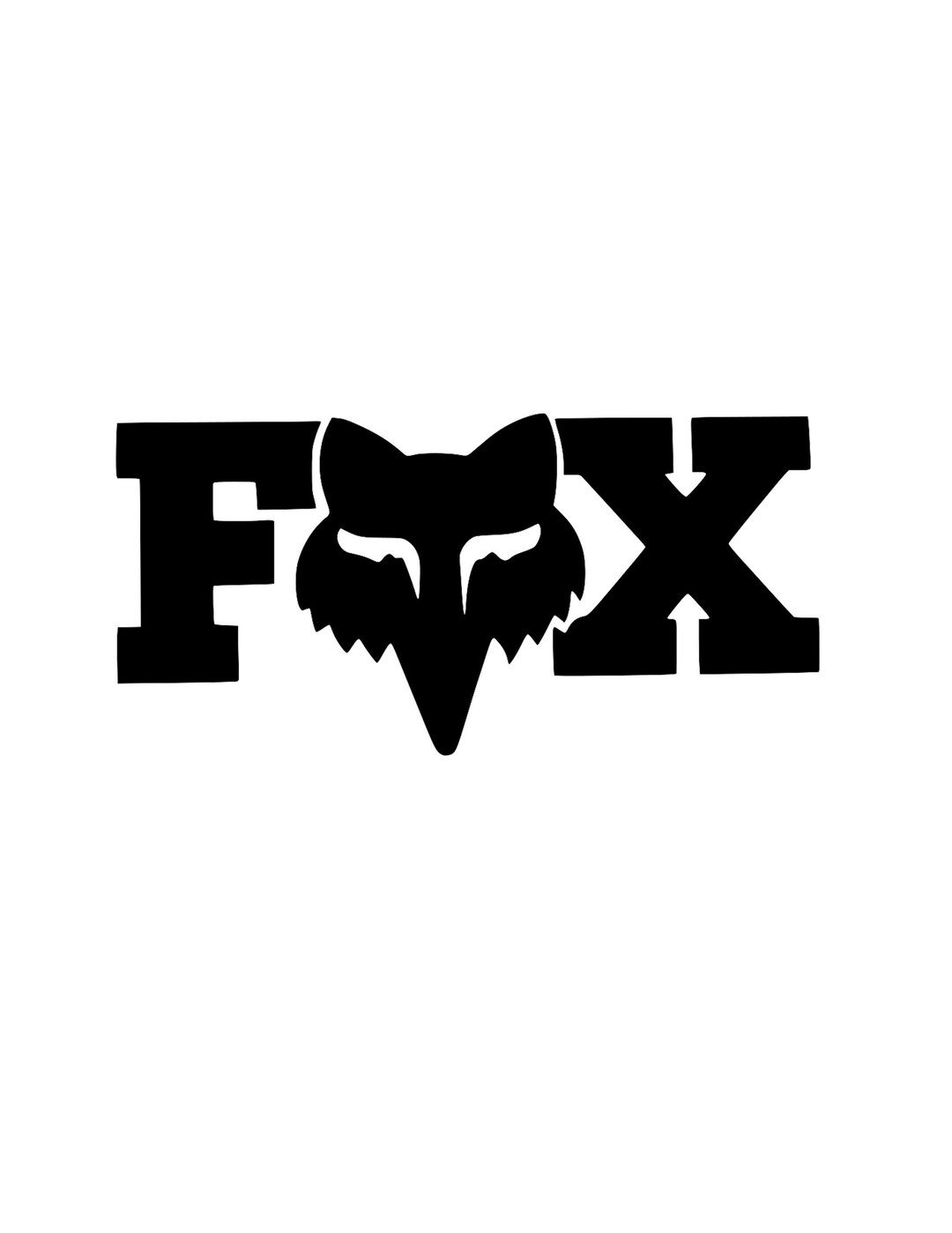 Moto-x Fox Reproduction Decal Old School Vintage Motocross - Etsy