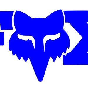 Moto-x Fox Reproduction Decal Old School Vintage Motocross - Etsy