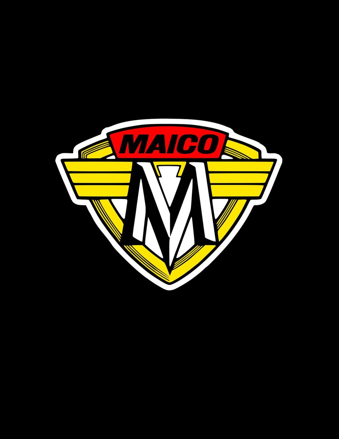 Maico Motorcycles Reproduction Decal or T-shirt, Old School Vintage ...