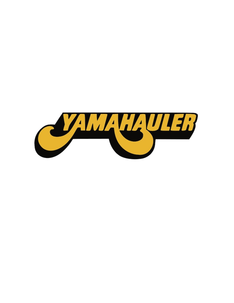 Yamahauler Reproduction Decal, Old School Vintage Motocross - Etsy