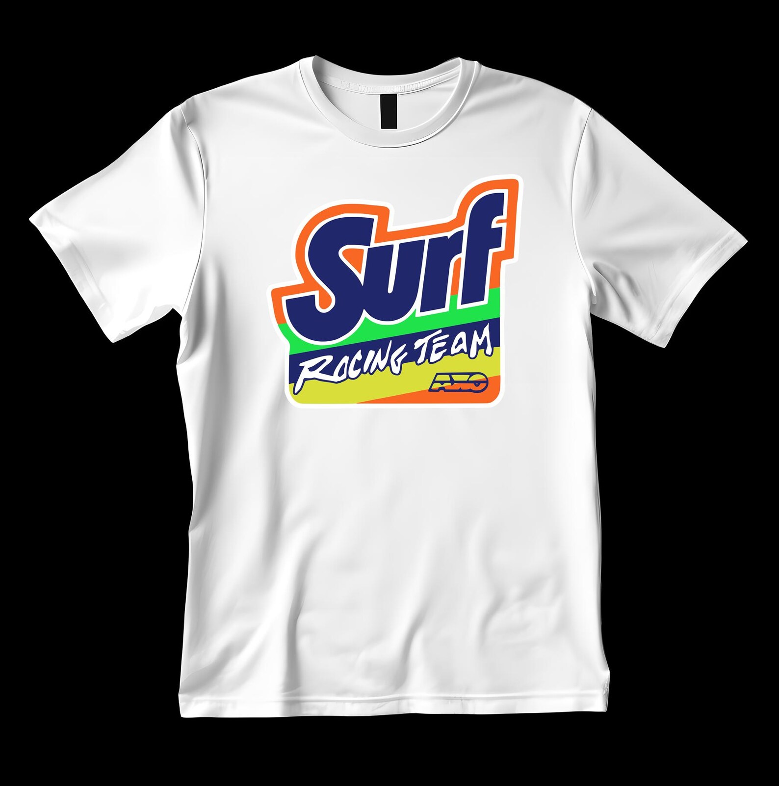 Surf Racing Team AXO Reproduction Decal or T-shirt, Old School Vintage ...