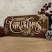 Rustic Merry Christmas Wood Sign | Farmhouse Holiday Decor - Etsy
