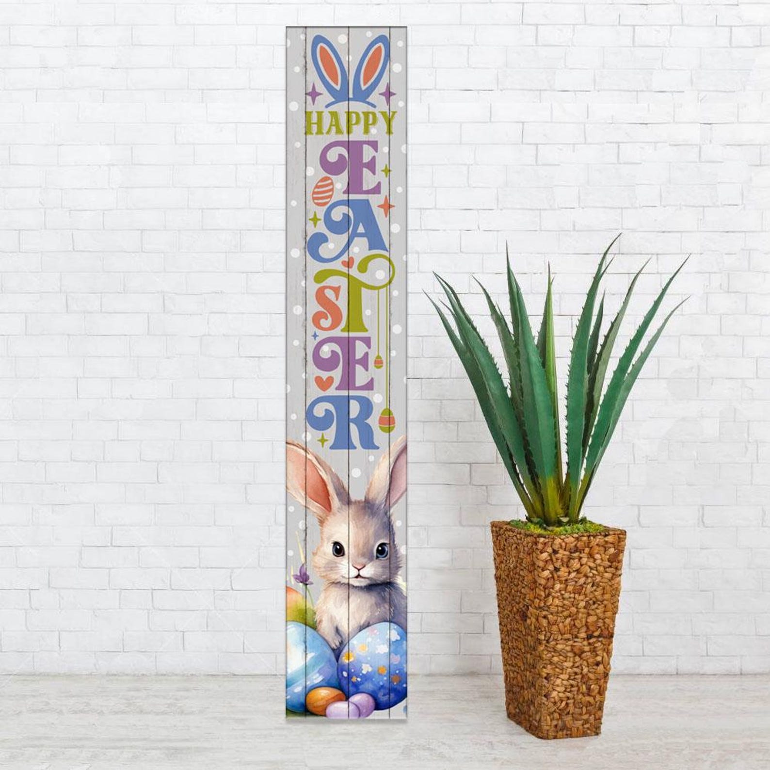 Handcrafted Easter Porch Leaner, 4 Design Choices, Spring Outdoor Decor ...