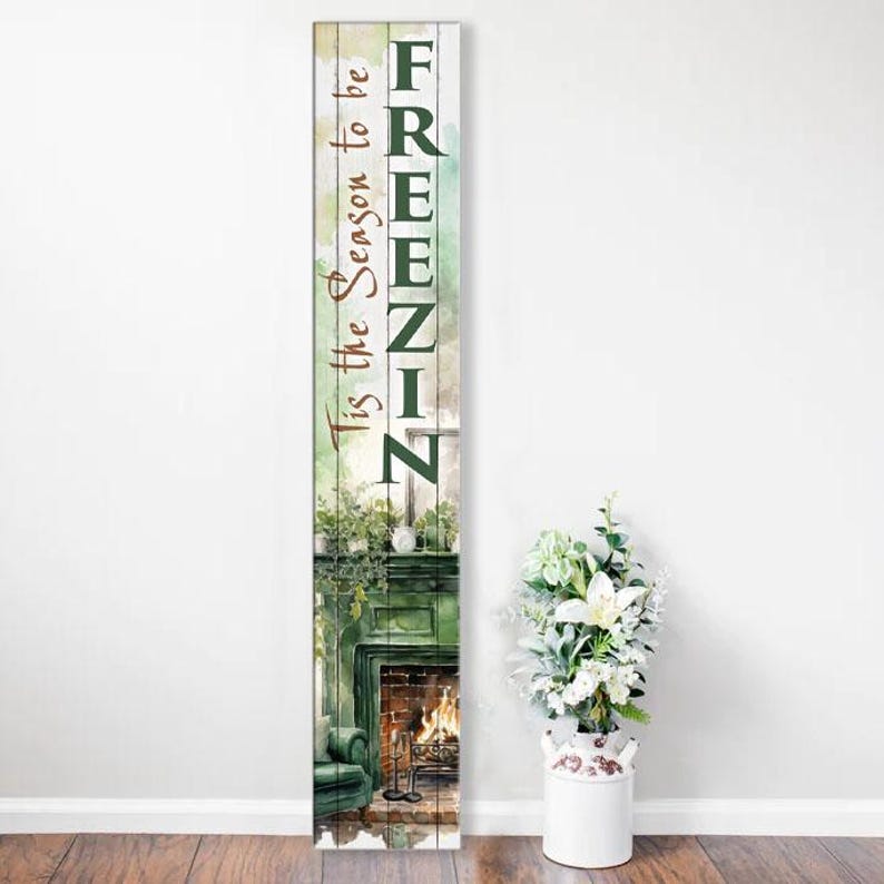 Winter Collection Porch Signs-8x46 Wooden Signs - Etsy