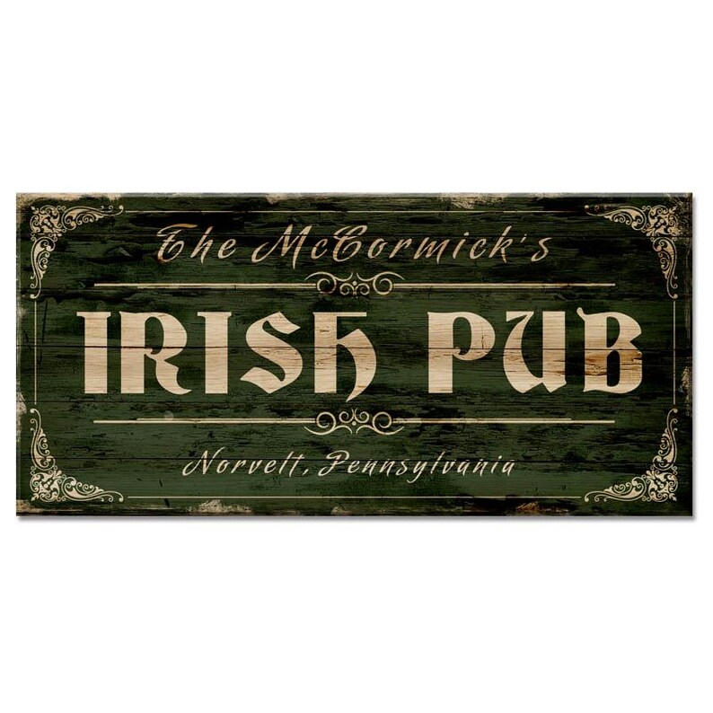 Large Wooden Sign, Irish Pub Sign, Irish, Sign, Gift, Realtor Gift ...