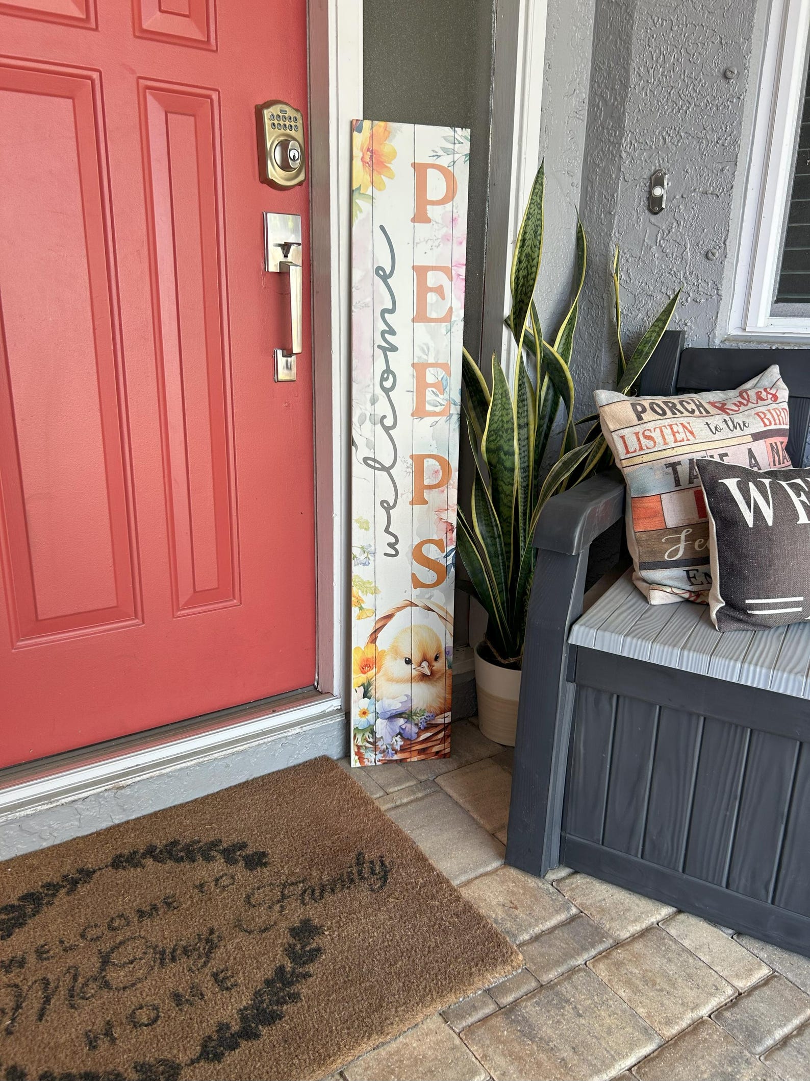 Easter Porch Leaner, Porch Leaner Decorations, Easter Decorations ...