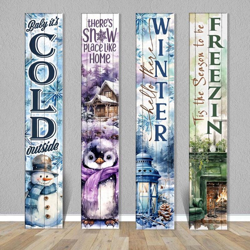 Winter Porch Sign - Etsy
