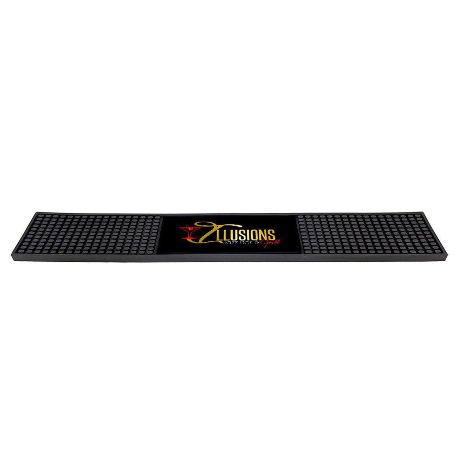 Custom Logo Bar Mat: 22.75" Rubber Spill Mat, Full Color Print - Etsy