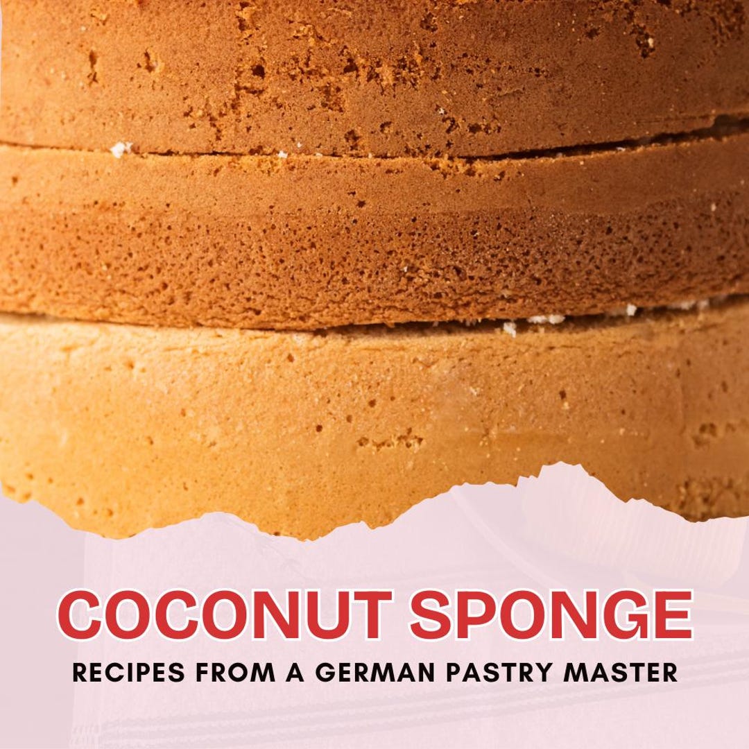 Coconut Sponge Cake Recipe, Baking Printable, Homemade Cakes, Pastry, Baking, Wedding Cake ...