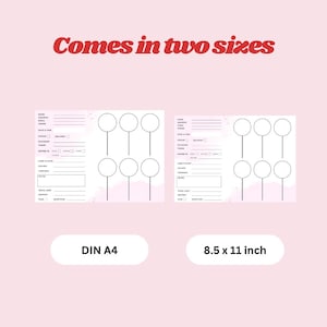 Cake Pop Order Form Template | PDF | Printable Custom Order Sheet for ...