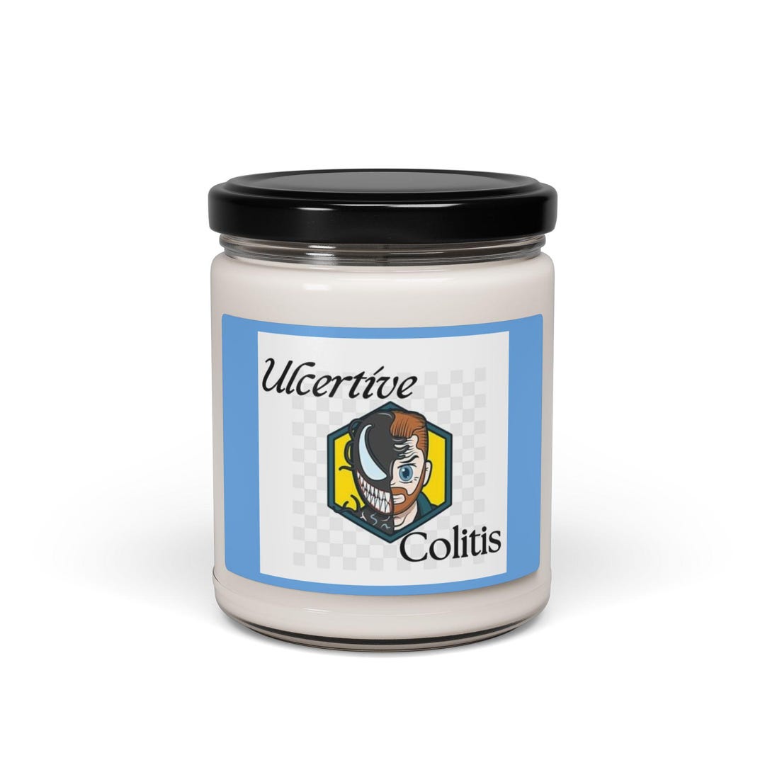 Candle, Ulcerative Colitis Awareness Candle, IBD Gift, 9oz Soy Candle ...