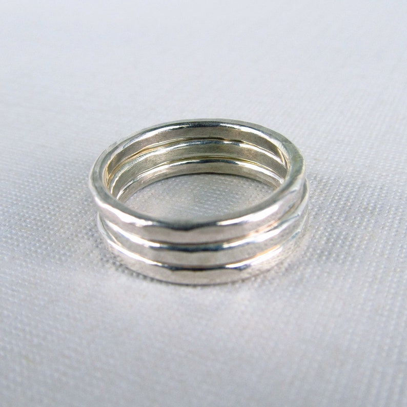 Sterling Silver Stacking Ring Made to Order - Etsy