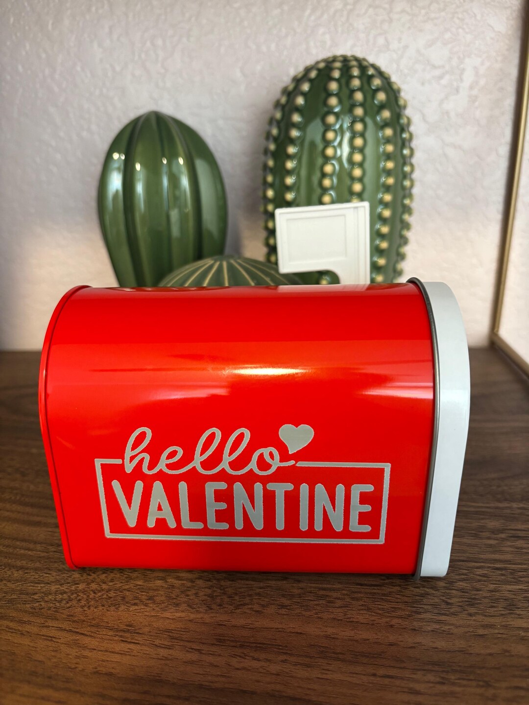 Custom Laser Engraved Valentine Mini Mailbox – Personalized Love Notes ...