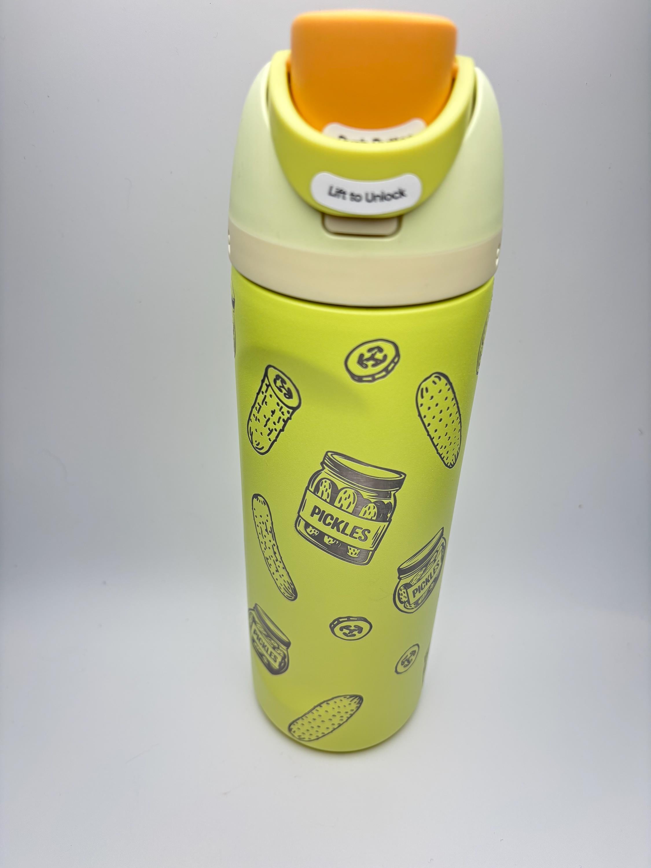 Laser Engraved Owala Water Bottle: Pickle Pattern - Gift for Pickle ...