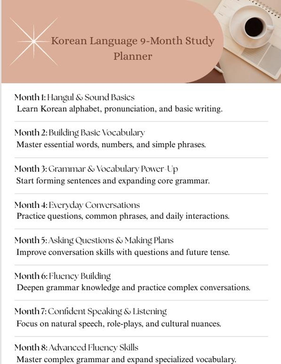 Korean Language Learning Workbook: Hangul Practice, Beginner Study ...