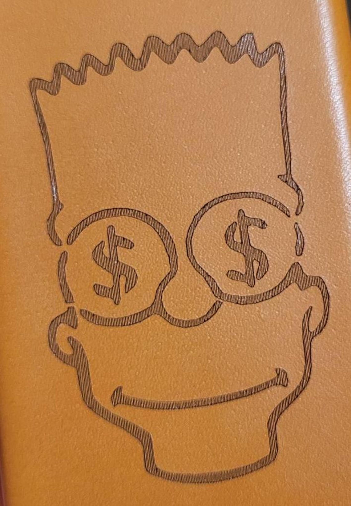 Bart Simpson Face SVG: the Simpsons Cutting File (digital Download) - Etsy