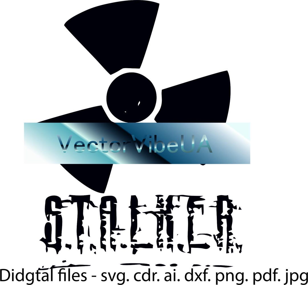 S.T.A.L.K.E.R. / S.T.A.L.K.E.R. Logo Design / Svg. Cdr. Ai. Dxf. Png ...