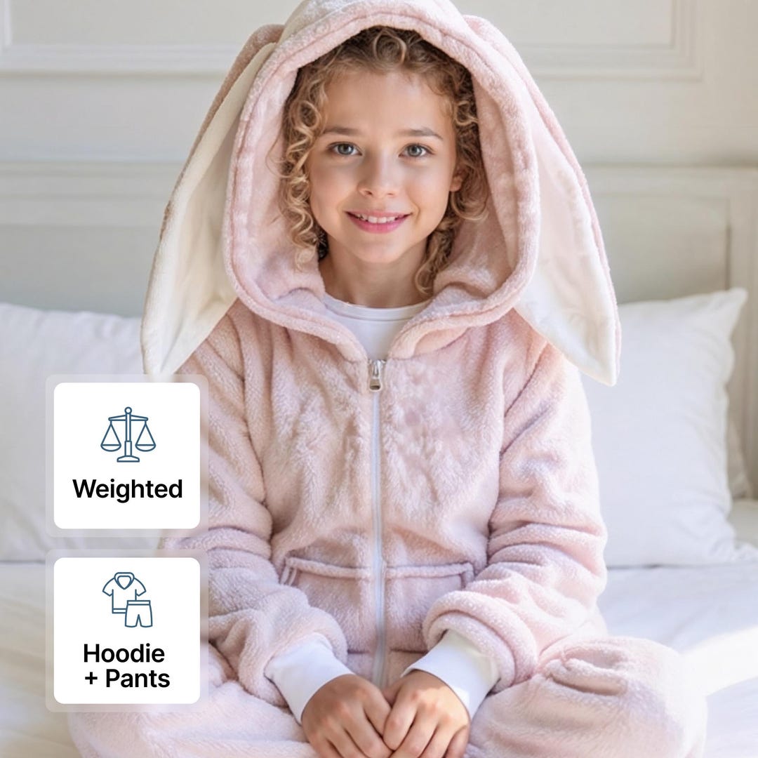 Matching Hoodie and Pants Set Plush Loungewear Autumn Winter Set Warm ...