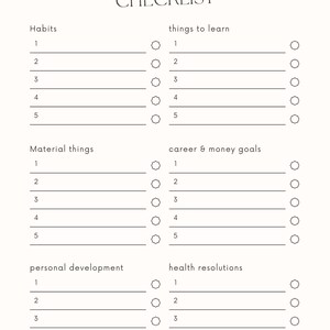 Goal Setting Planner: Printable Productivity Journal (PDF) - Etsy