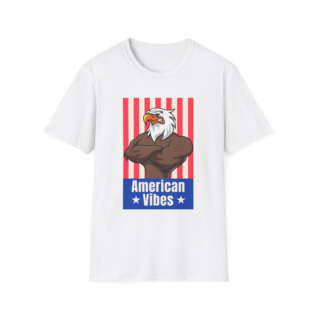 Buff Eagle America First Forever Unisex Softstyle T-shirt for True ...