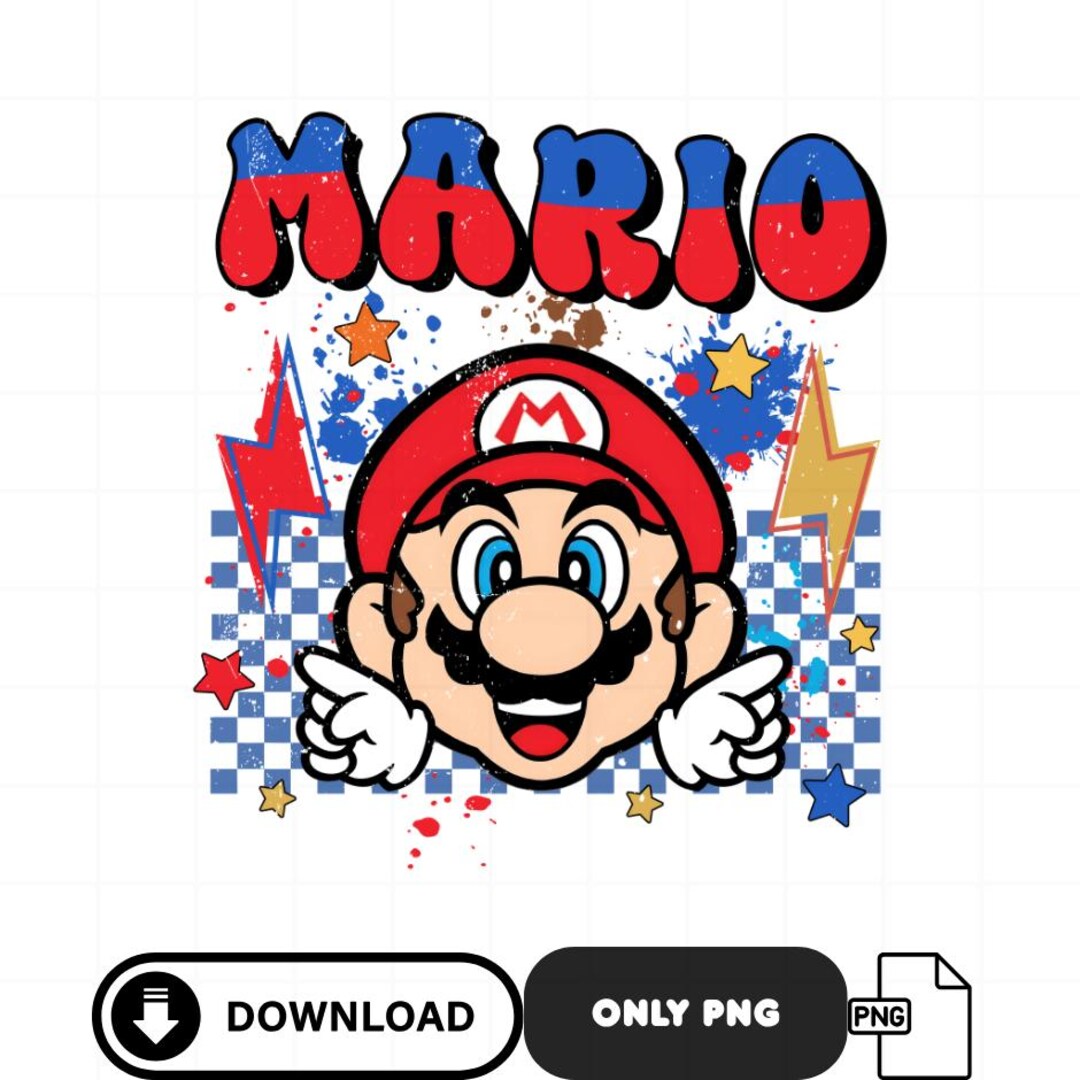 Mario Head PNG, Super Mario Party Clipart, Cute Video Game Birthday ...