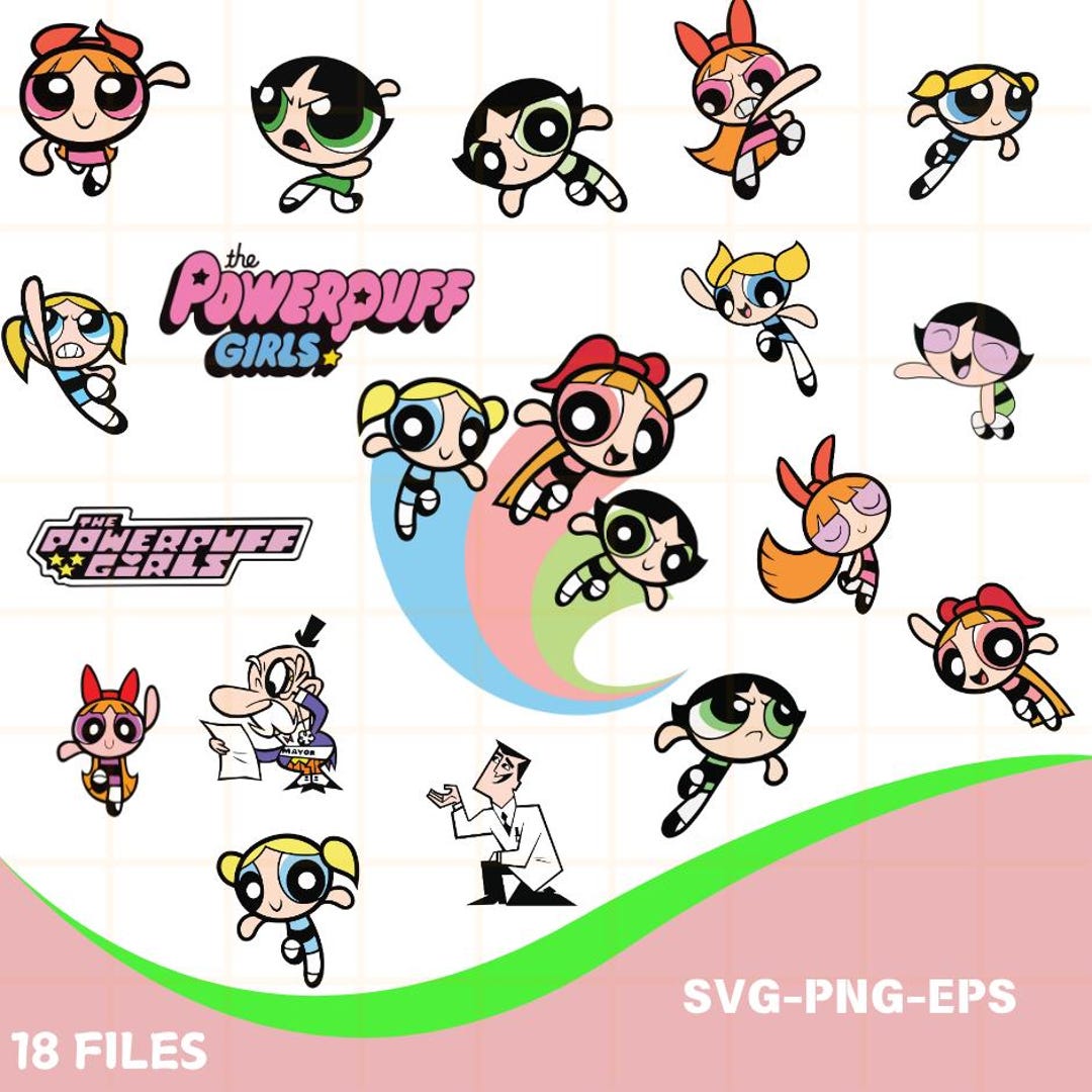 Powerpuff Girls SVG Bundle: Cricut & Sublimation Files (digital ...