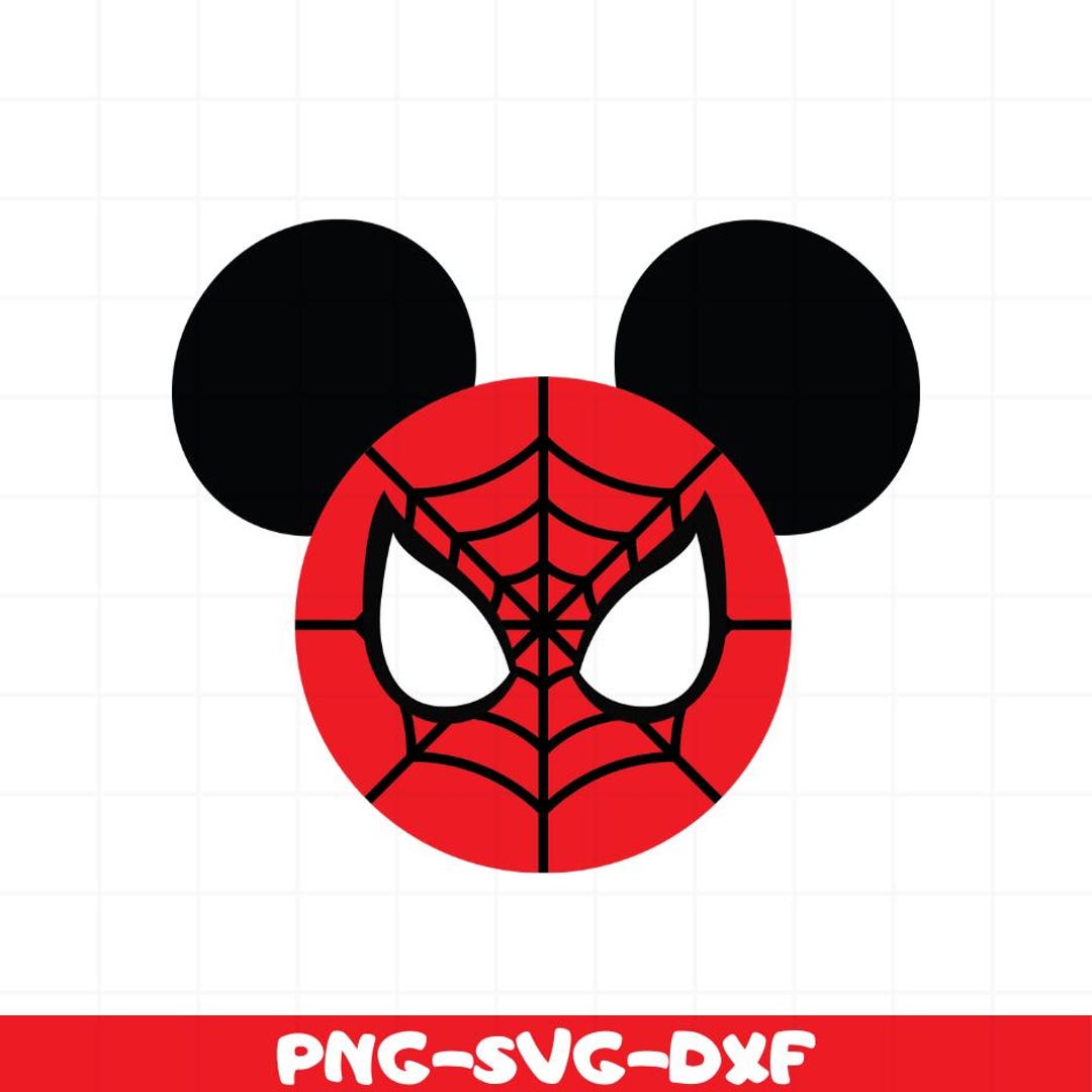 Mickey Spider Svg, Mickey Mouse Png, Mickey Mouse Spider Png, Kawaii ...