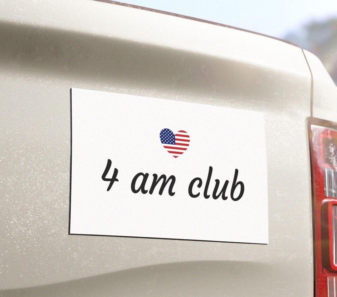 4 Am Club Car Magnet - Etsy