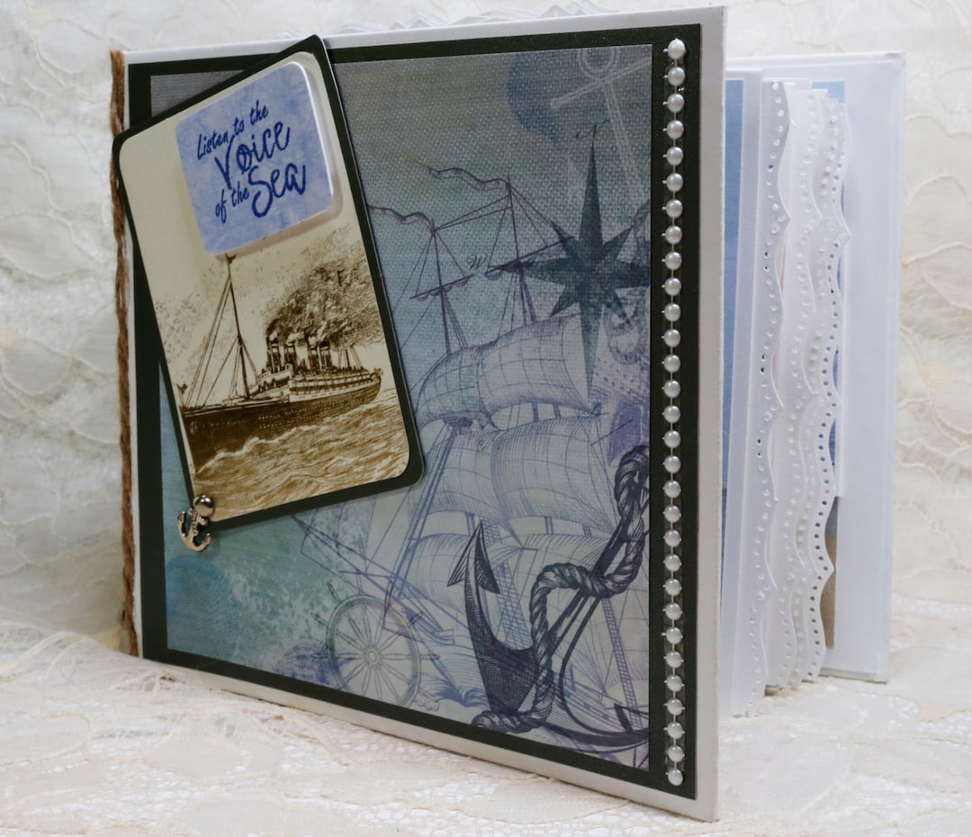 Photo Album, Ocean Theme Photo Book, Gift for Man, Family, Ocean Lover ...