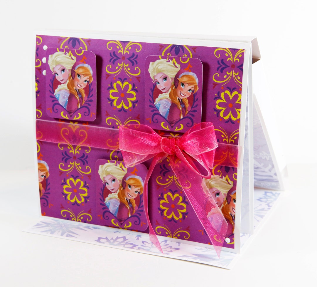 Mini Photo Album Frozen Princess Elsa Autograph Book Unique - Etsy