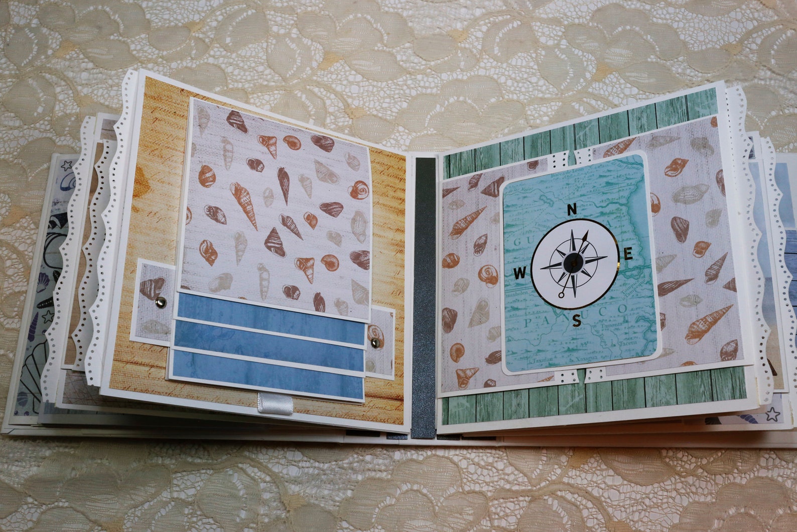 Photo Album Ocean Theme Photo Book Gift for Man Family - Etsy