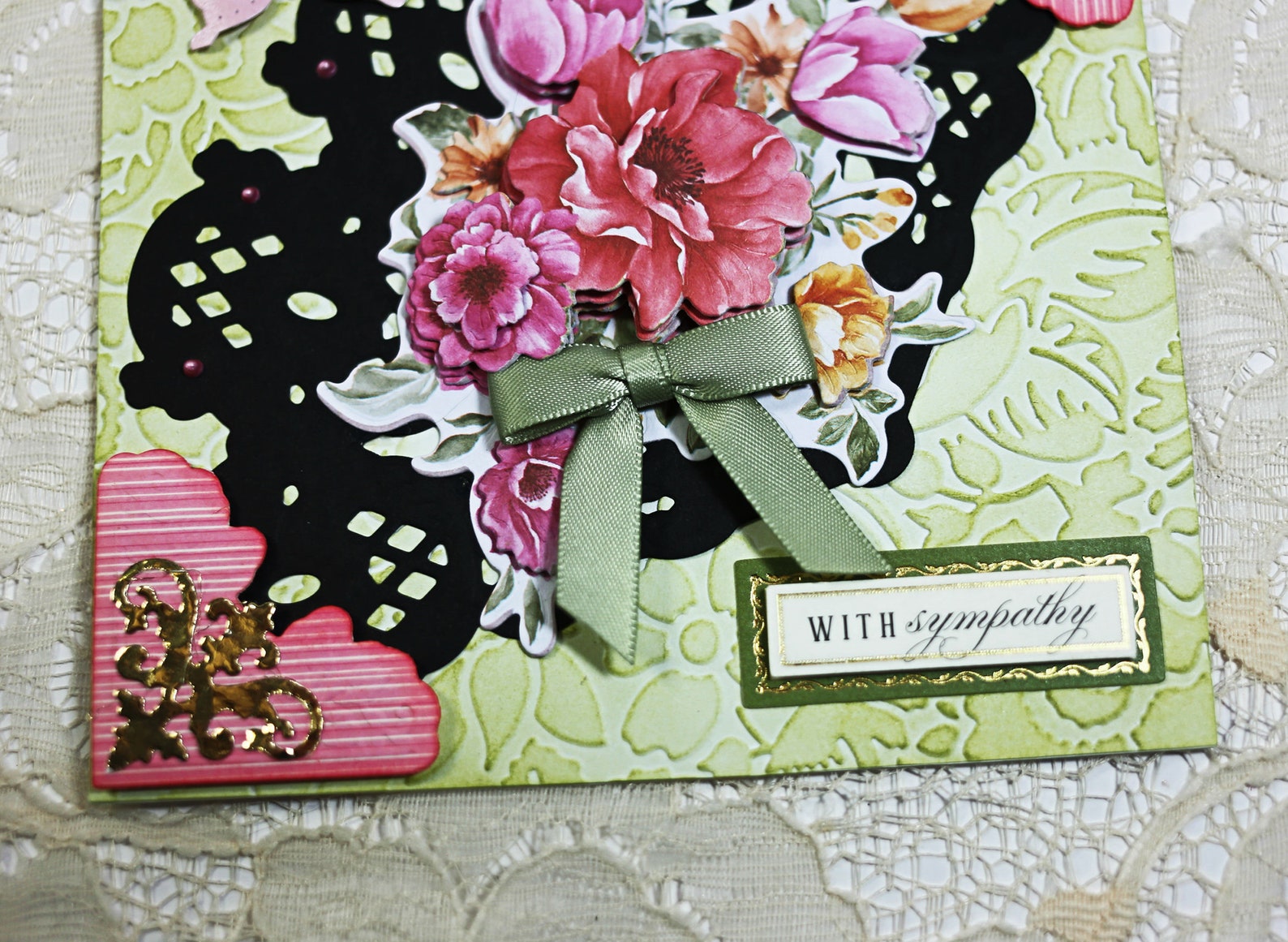 Sympathy Card, Bereavement Card, Handmade Condolences Card, With ...