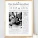 Custom Anniversary Newspaper Print Personalized Love Story Newspaper ...