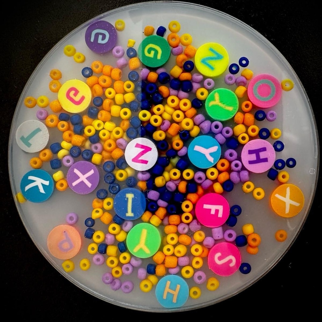 Alphabet Soup Picky Pad - Silicone and Bead Fidget Toy Picking Picky ...