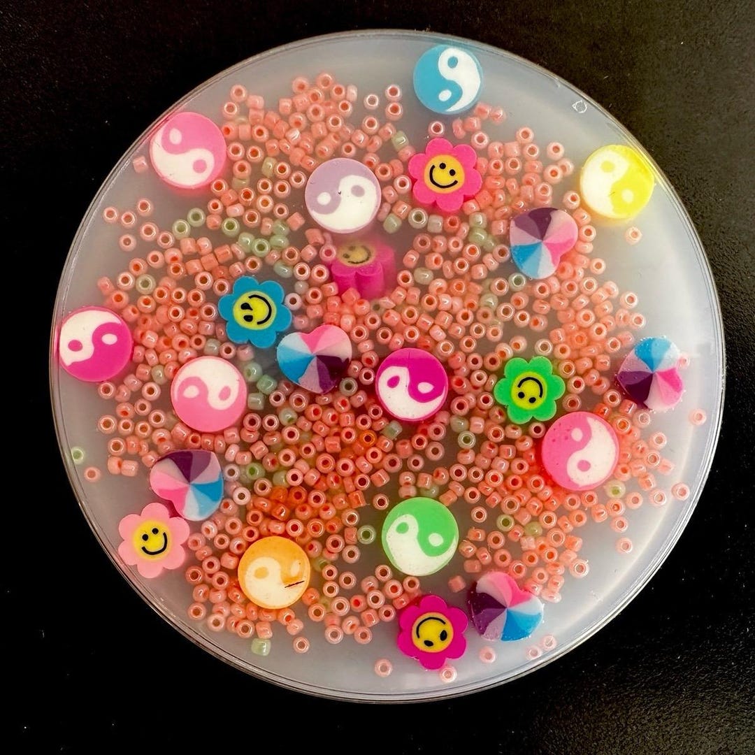Peace and Love Picky Pad - Silicone and Bead Fidget Toy Picking Picky ...