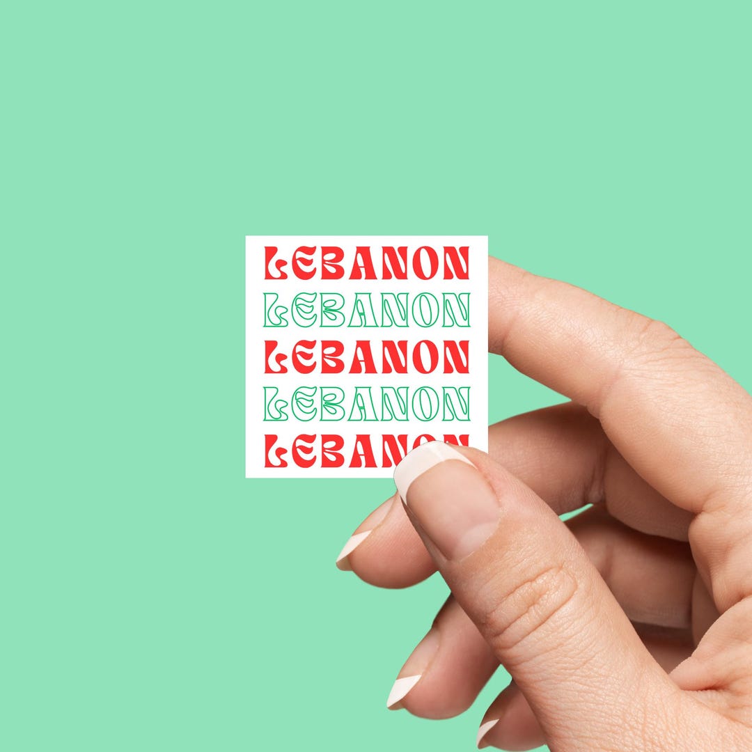 Lebanon Sticker, Lebanese Sticker, Lebanon, Beirut, Lebanon Art ...