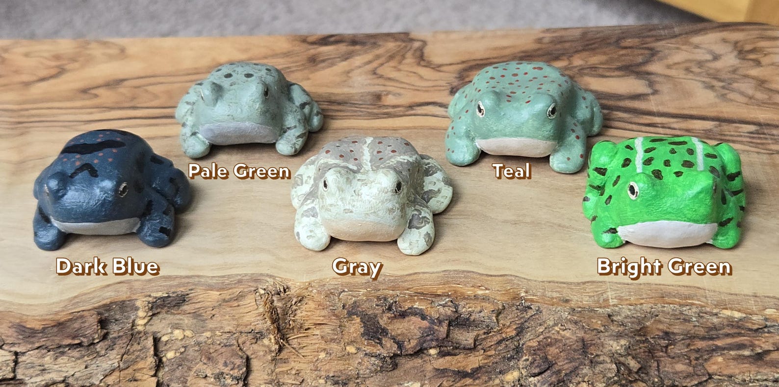 Miniature Clay Toad Figurine, Tiny Handmade Sculpture - Etsy