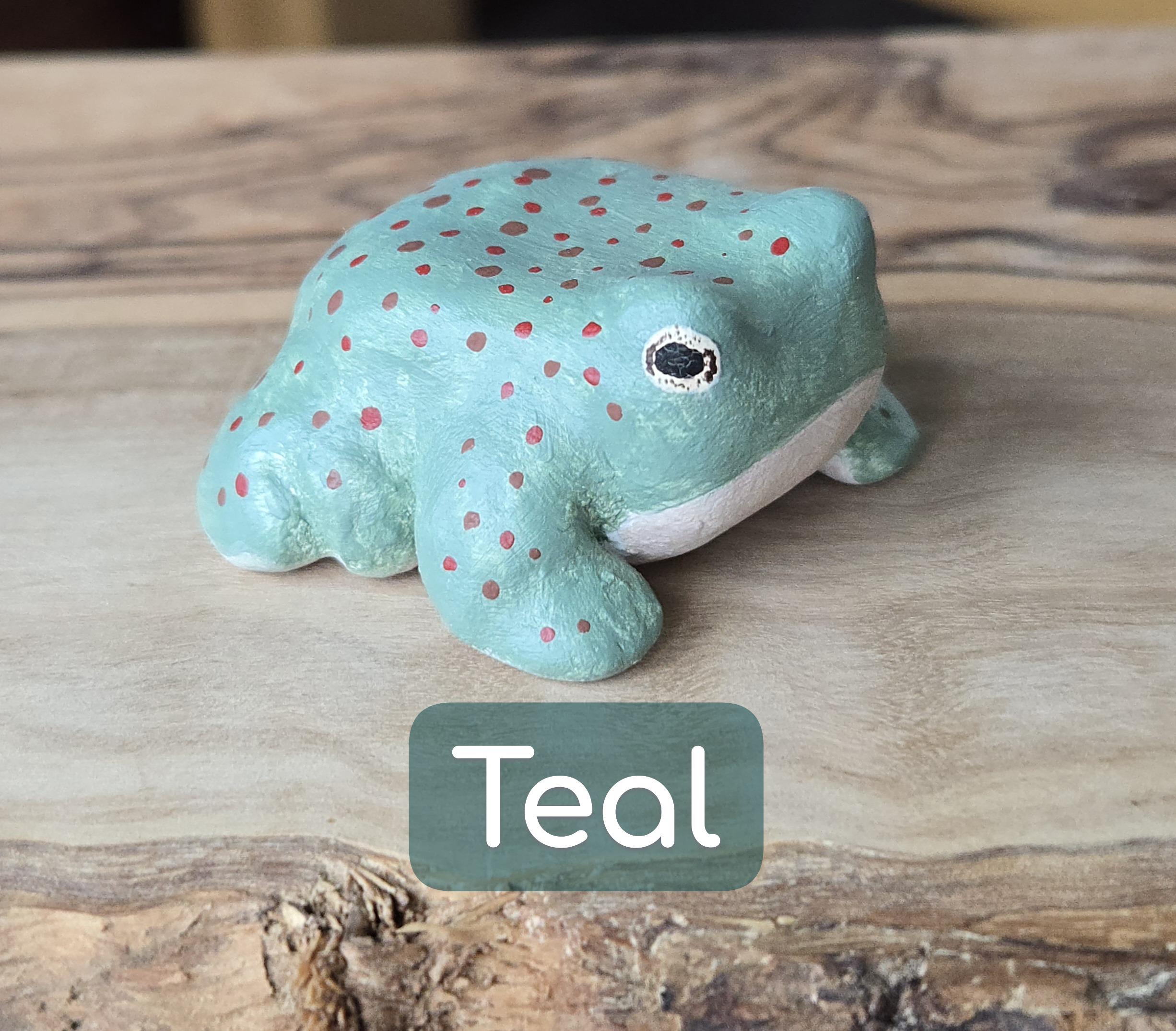 Miniature Clay Toad Figurine, Tiny Handmade Sculpture - Etsy