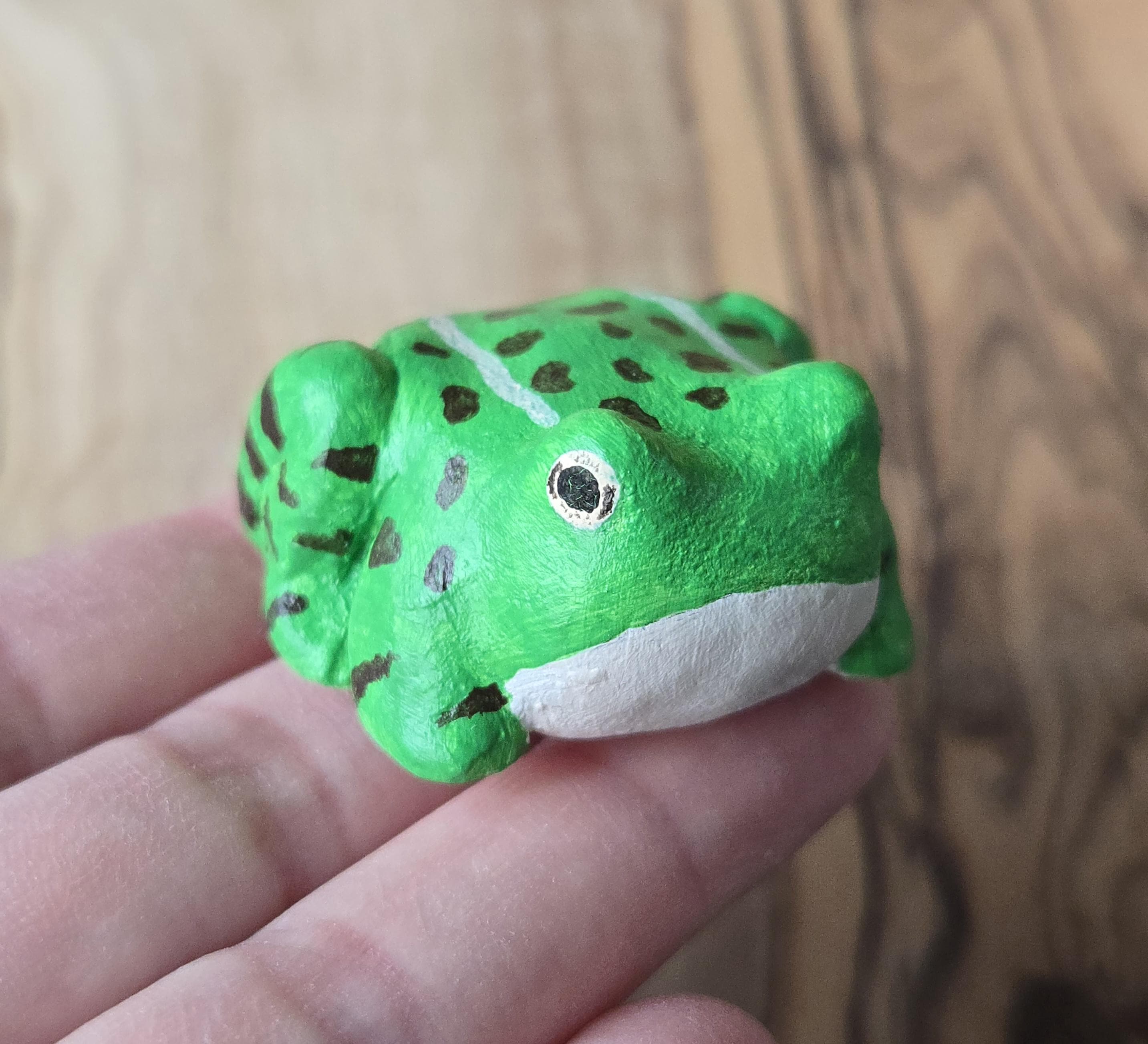 Miniature Clay Toad Figurine, Tiny Handmade Sculpture - Etsy