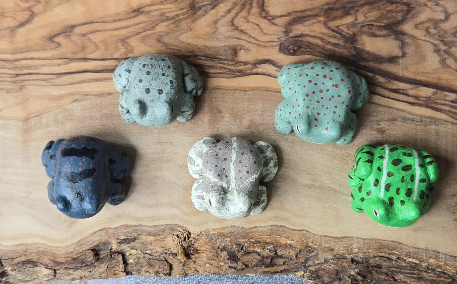 Miniature Clay Toad Figurine, Tiny Handmade Sculpture - Etsy