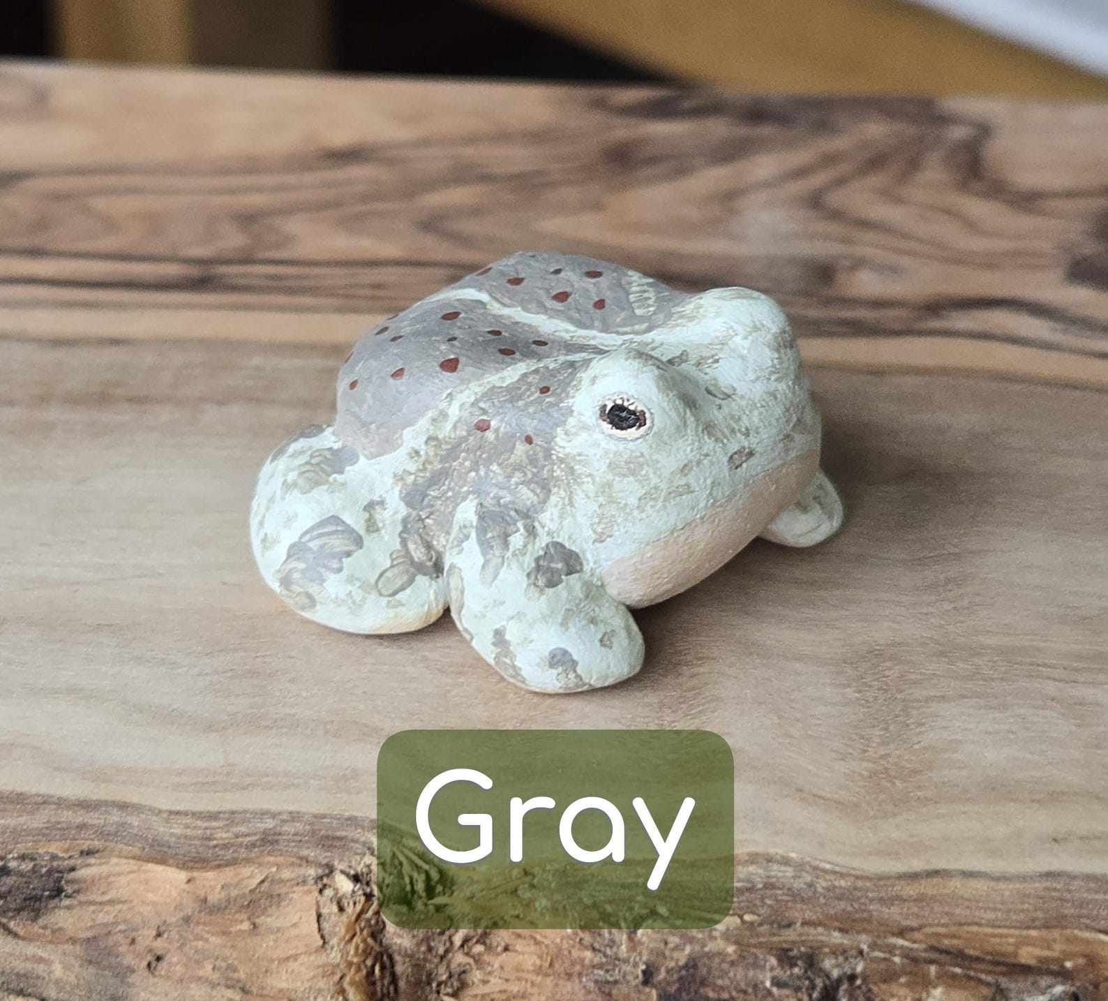 Miniature Clay Toad Figurine, Tiny Handmade Sculpture - Etsy