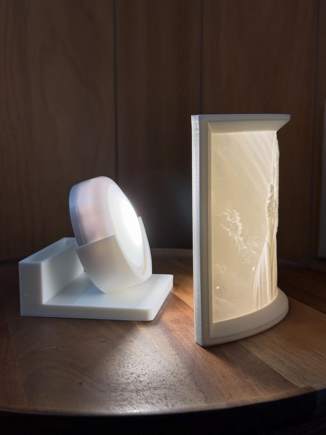 Colorful Puck Light and Stand (also Can Order Separately) - Perfect for ...