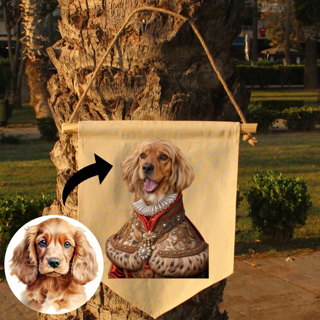 Personalized Pet Wall Pennant, Pet Valentine Gift, Cat Valentine Gift ...